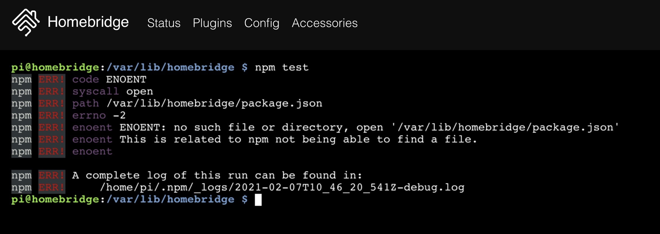 Intermittent thing happened yesterday after updating homebridge ui and adding some x10 switches ...