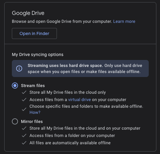 "Google Drive path does not exist" for smb://localhost/Google Drive/My Drive type path · Issue ...