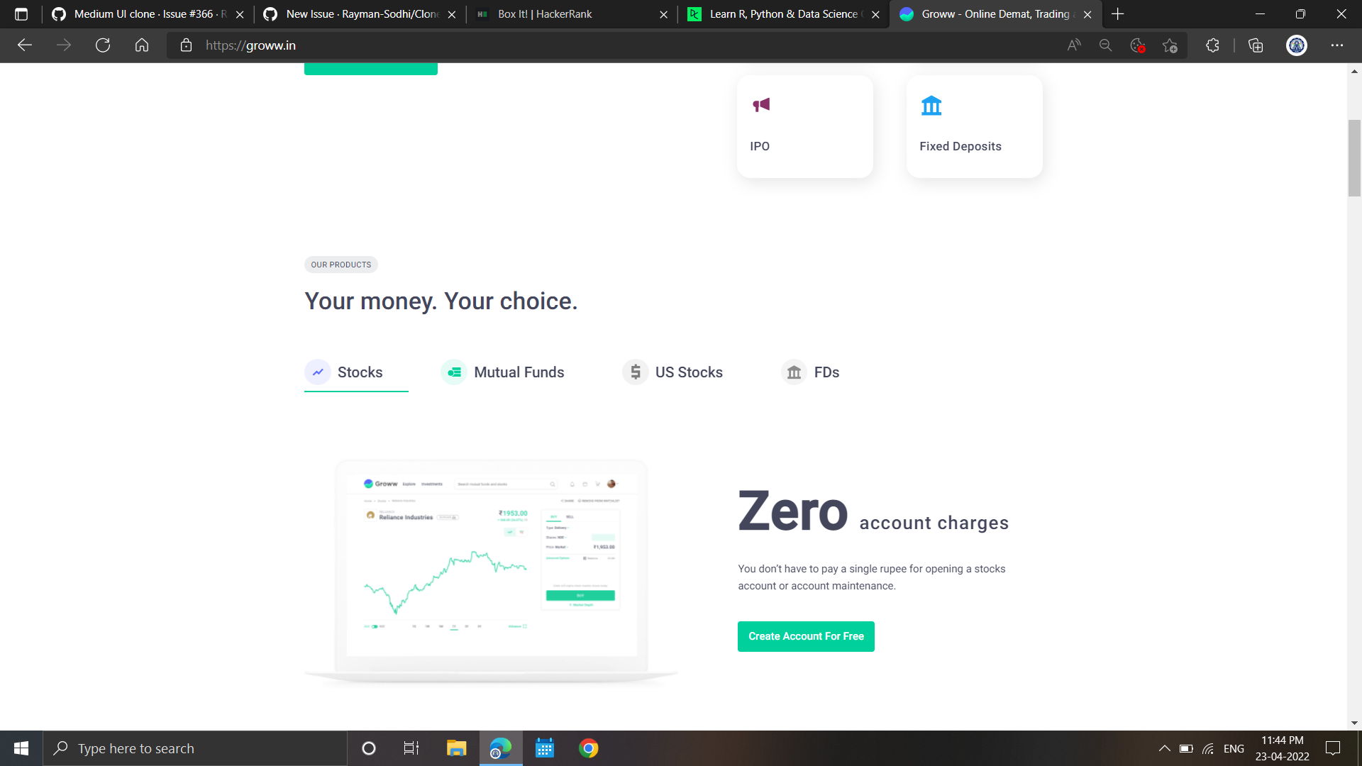 Groww investement website clone . · Issue #409 · Rayman-Sodhi/Clone-IT · GitHub