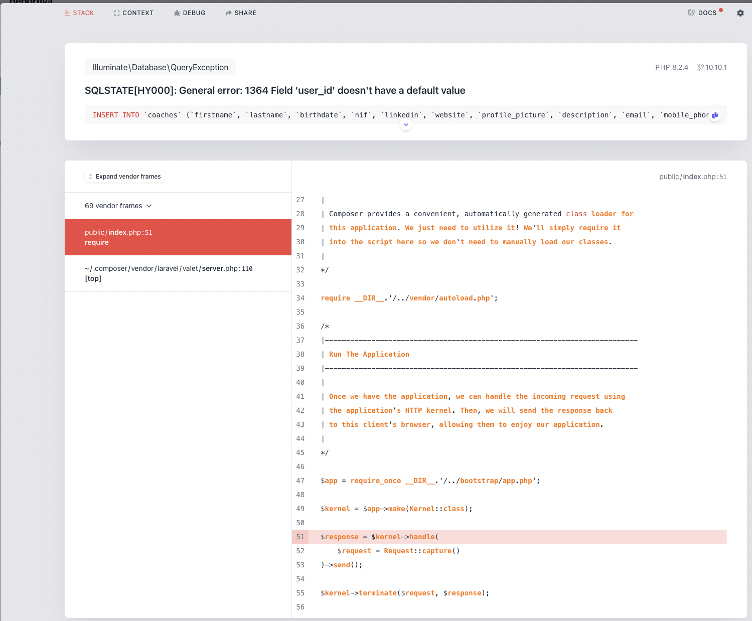 Unable to Create Entity When Using HasOne Relationship · Issue #3075 · filamentphp/filament · GitHub