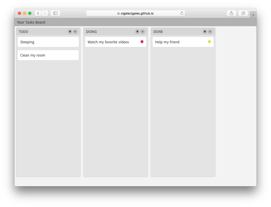 GitHub - cigalecigales/tasks-board