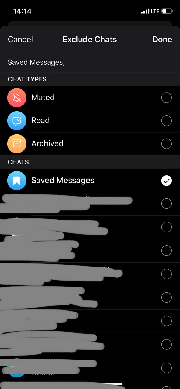 Counter messages not working properly, in default Personal chat with ...