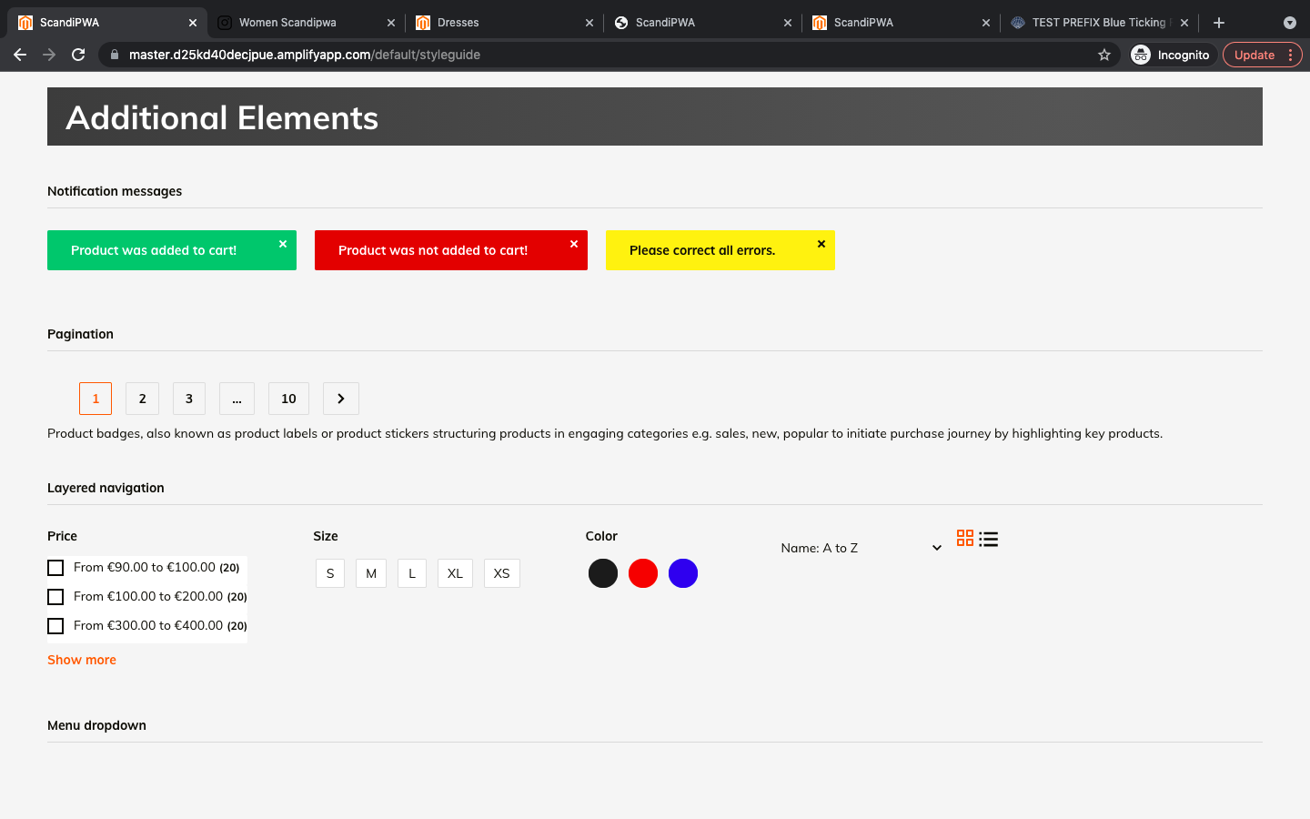 Some Content Is Missing On Styleguide Page · Issue 3592 · Scandipwascandipwa · Github 