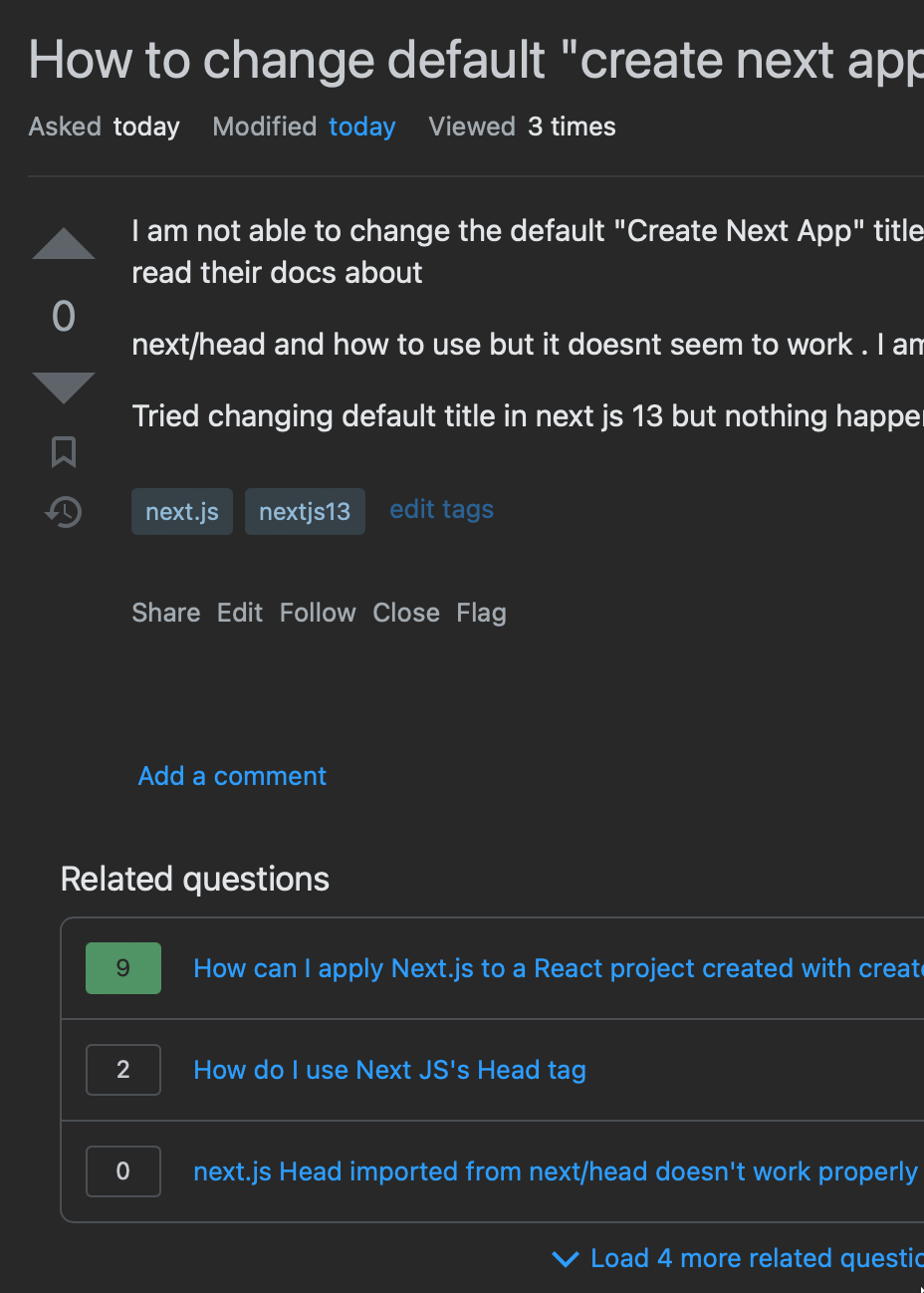 Can the reduce clutter script hide "Related question" under new questions? · Issue #169 ...