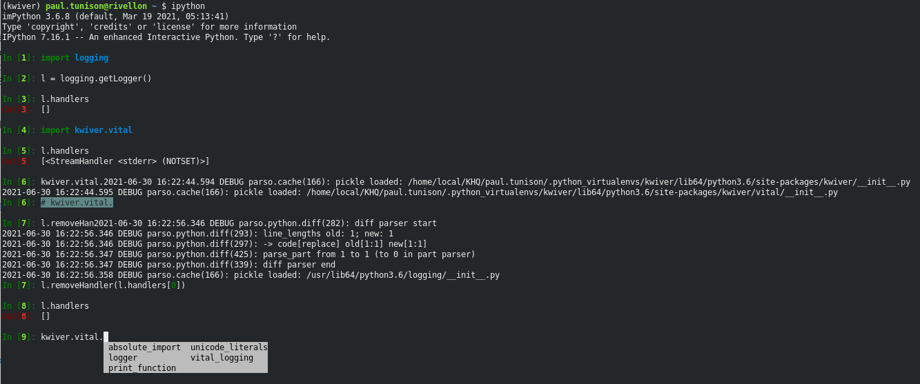 Python package automatically registers a python debug logger · Issue ...