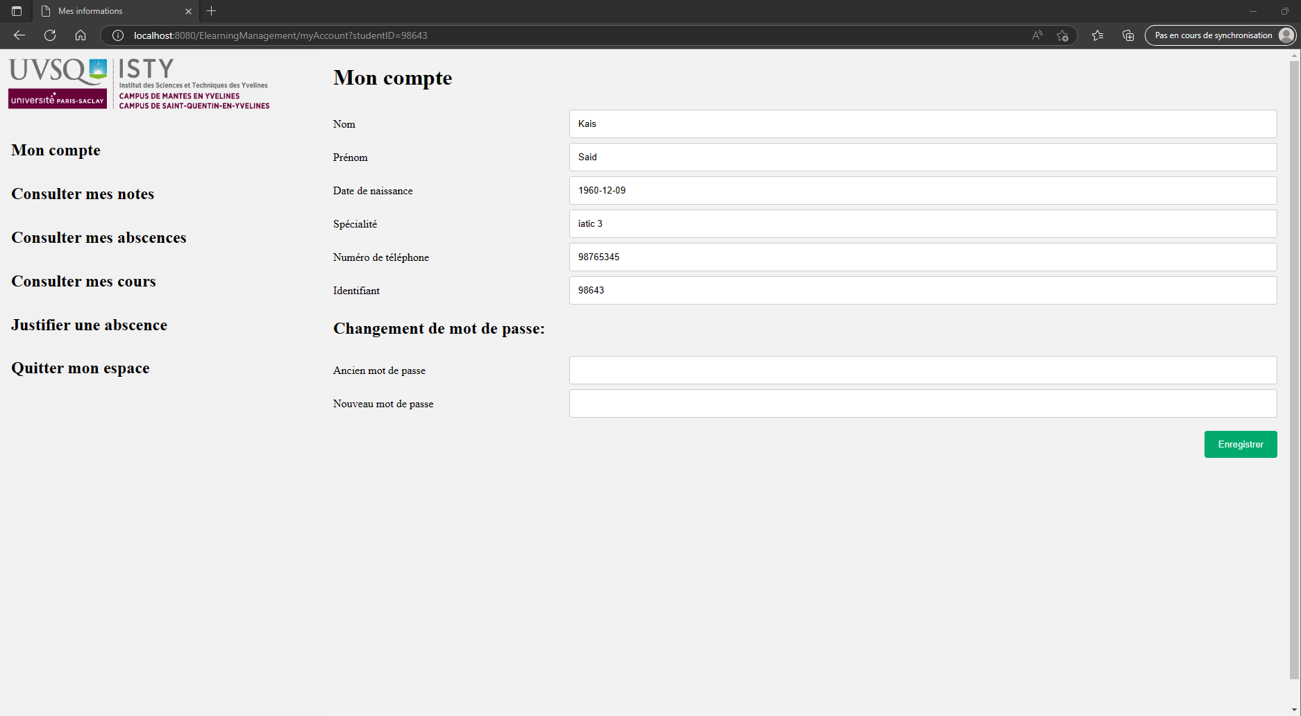 Github Sukinatous Elearningmanagement