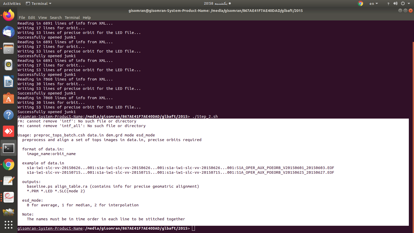 preproc_batch_tops_esd.csh data.in dem.grd 2 · Issue #159 · gmtsar/gmtsar · GitHub