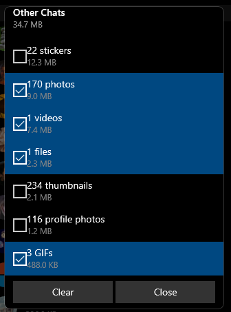 Labels in Clear Cache list are too close to the check boxes · Issue ...