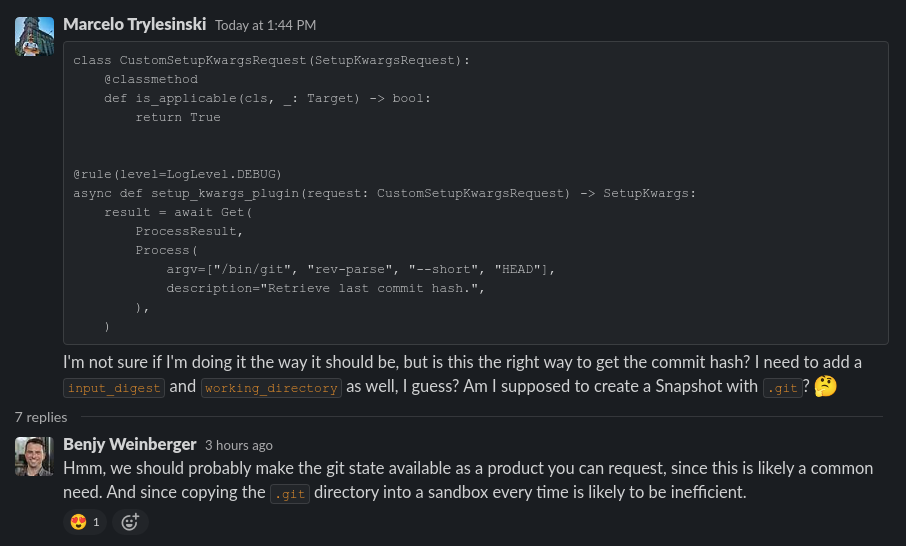 Git state available during request · Issue #13724 · pantsbuild/pants · GitHub