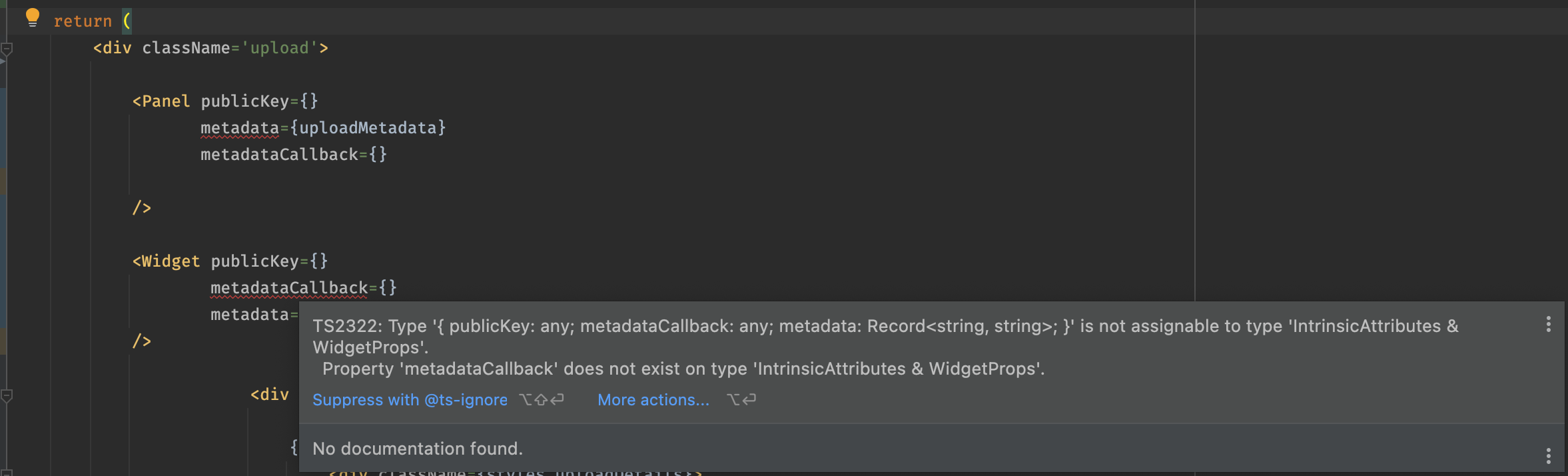Metadata Metadatacallback Not Available On Widget Or Panel · Issue 370 · Uploadcare React