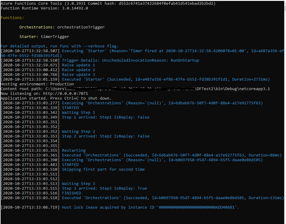 Usage Of Createreplaysafelogger Affects Whether Event Arrives After Restart Of The Orchestration