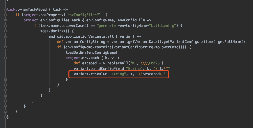 resValue string should not contain“ · Issue #18 · ByneappLLC/flutter_config · GitHub