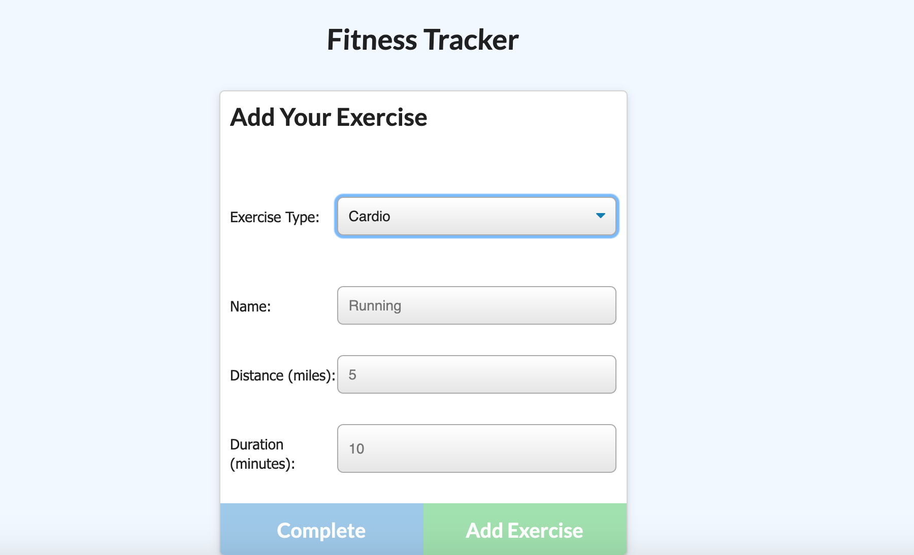 GitHub - DoubleLForce5/Workout_Tracker: This app was designed to ...