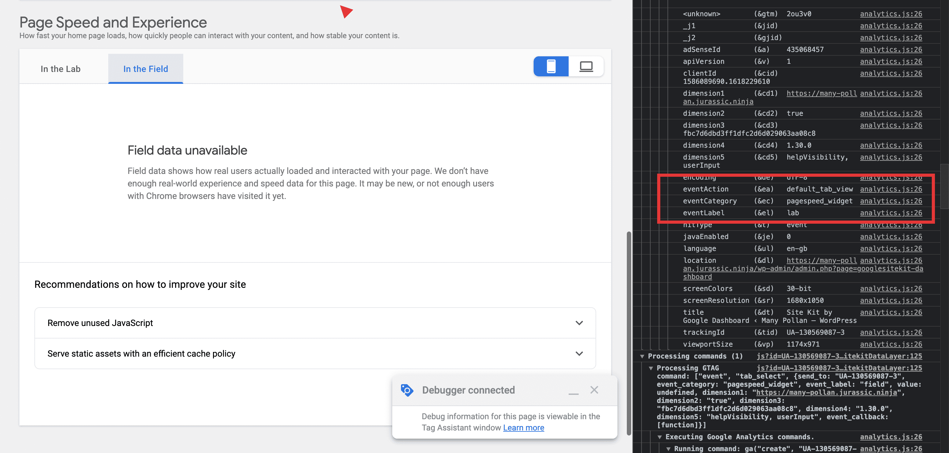 Add tracking events for PageSpeed widget · Issue #2877 · google/site-kit-wp · GitHub