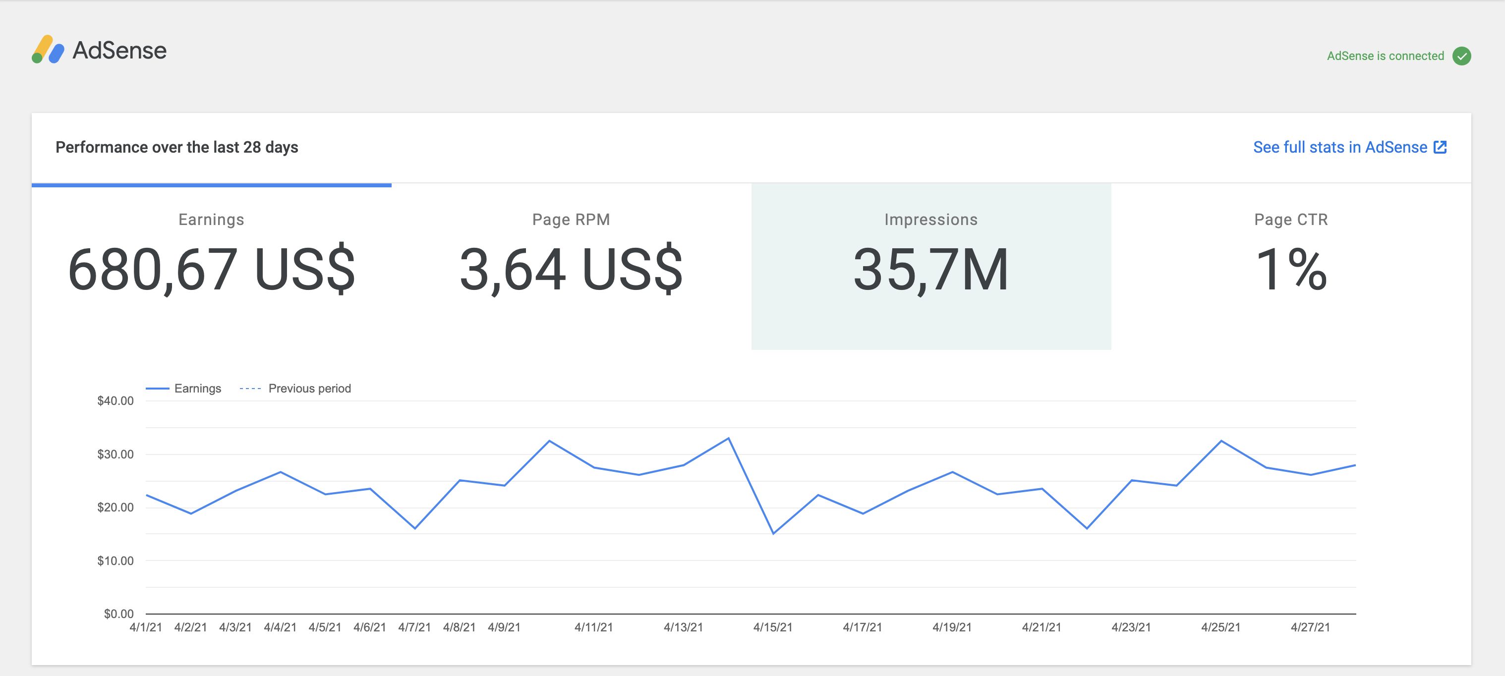 AdSense dashboard error when Portuguese AO90 language is selected ...