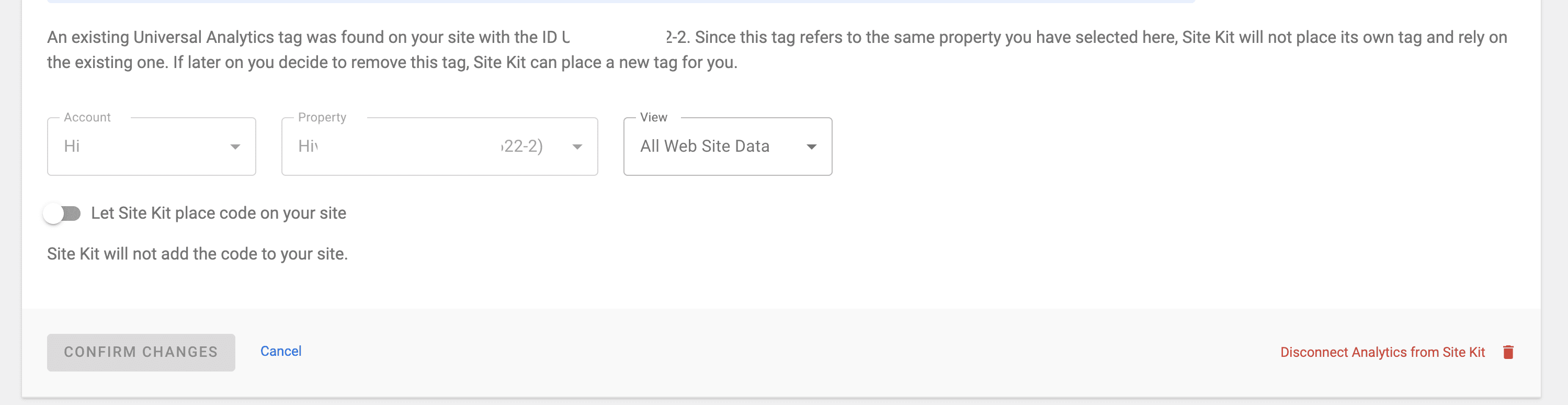 Remove the option to include / exclude logged in users when the Analytics snippet is not placed ...