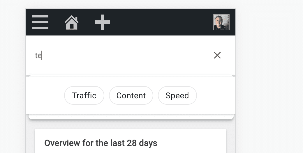 Pill navigation overlap search dropdown · Issue #4370 · google/site-kit-wp · GitHub
