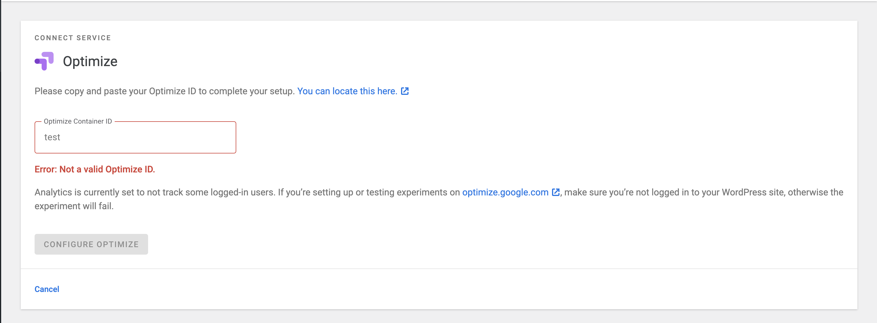 Fix too much spacing between Optimize input field and errors · Issue #4028 · google/site-kit-wp ...