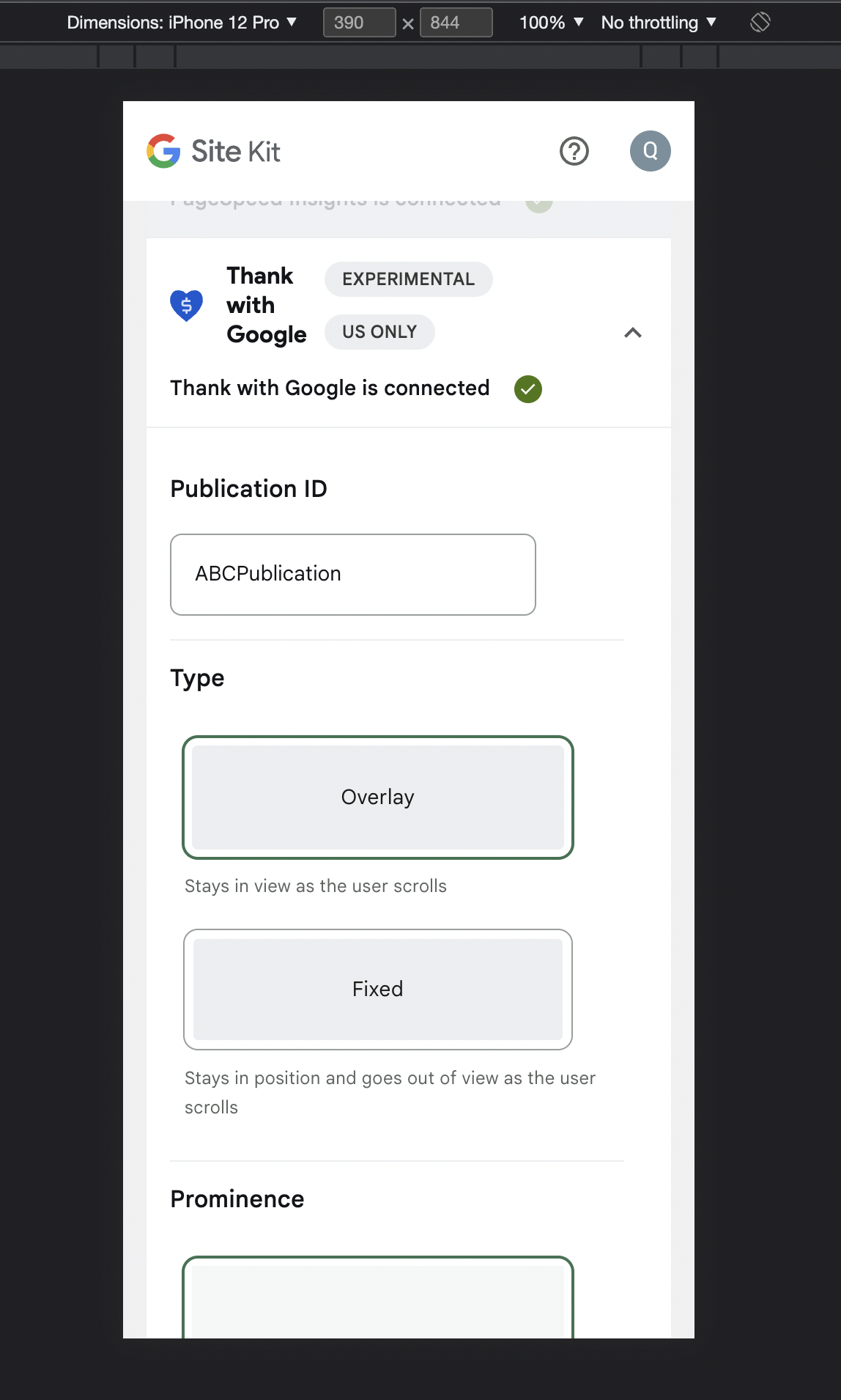 Implement TwG settings edit UI · Issue #5531 · google/site-kit-wp · GitHub