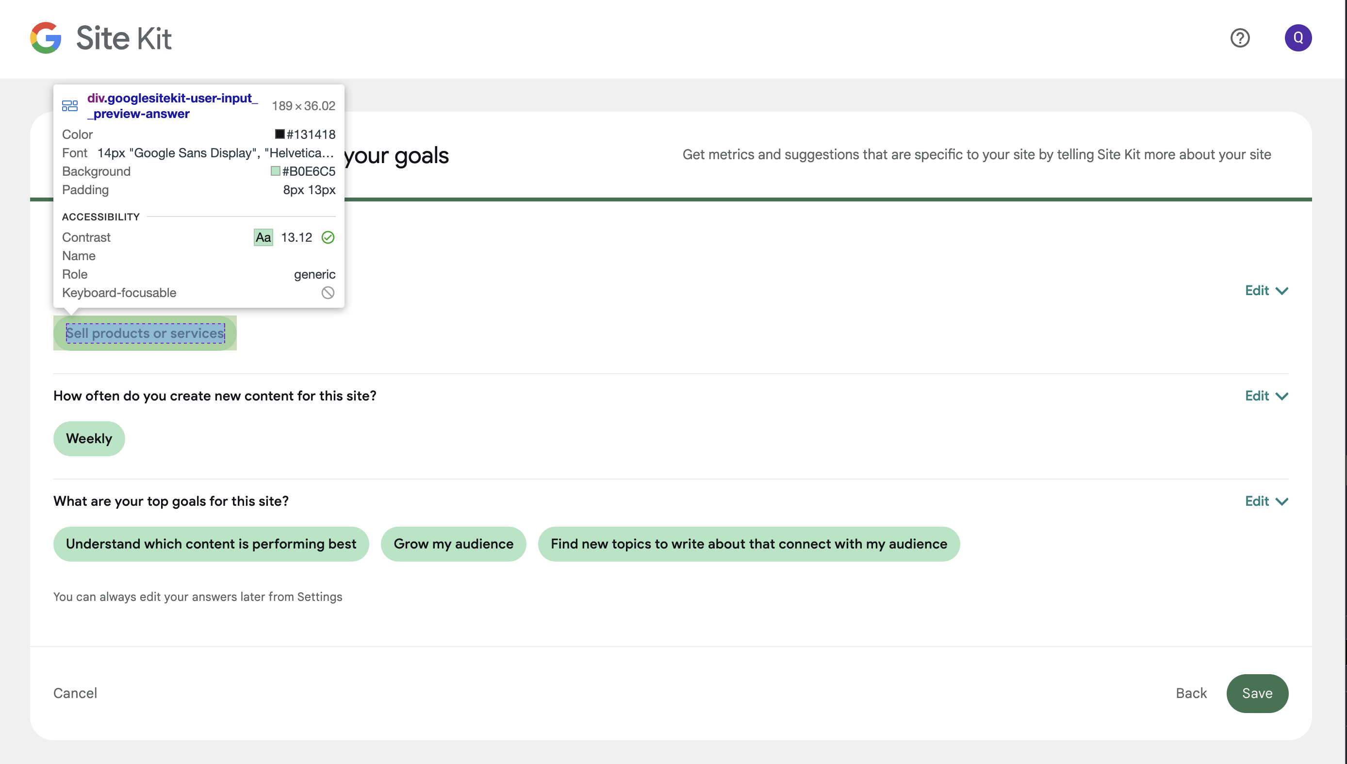 Implement new design for Review screen of User Input page with the new Inline Edit interface ...