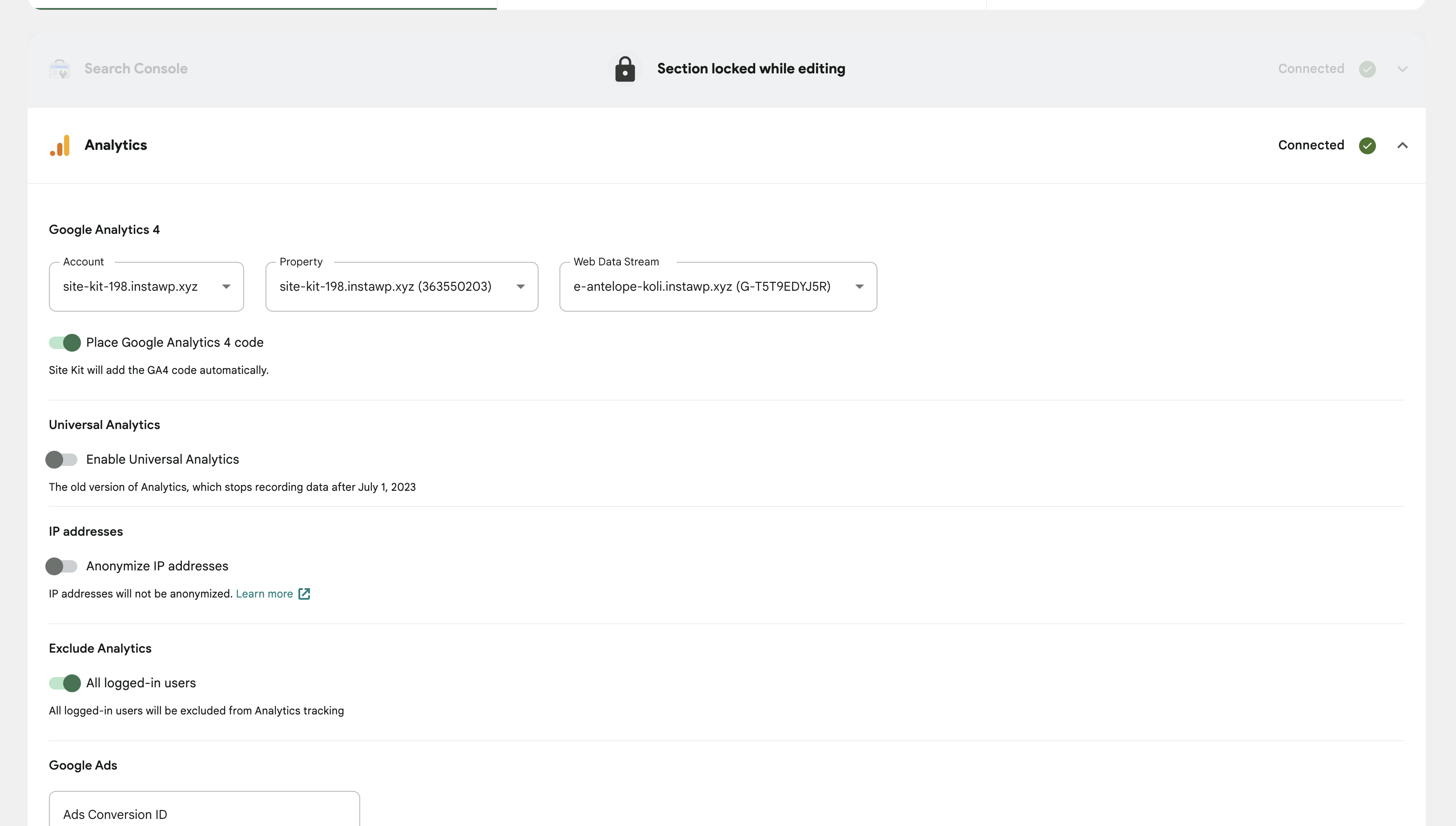 Admins cannot change Analytics settings if they're not the module owner · Issue #6825 · google ...