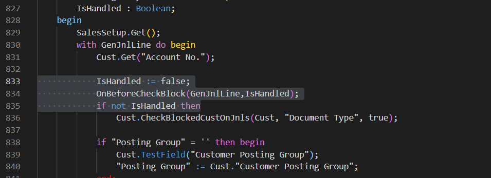 [Event Request] Codeunit 12 Gen. Jnl.-Post Line - OnBeforeCheckBlock · Issue #10253 · microsoft ...