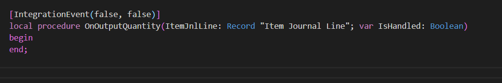 [Event Request] Codeunit 21 Item Jnl.-Check Line - OnOutputQuantity · Issue #10298 · microsoft ...