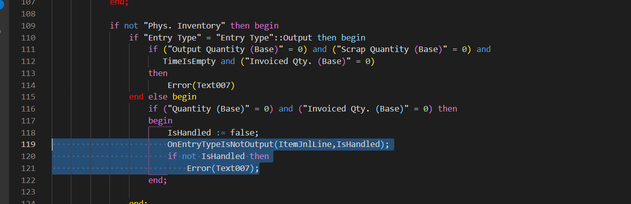 [Event Request] Codeunit 21 Item Jnl.-Check Line - OnEntryTypeIsNotOutput · Issue #10299 ...