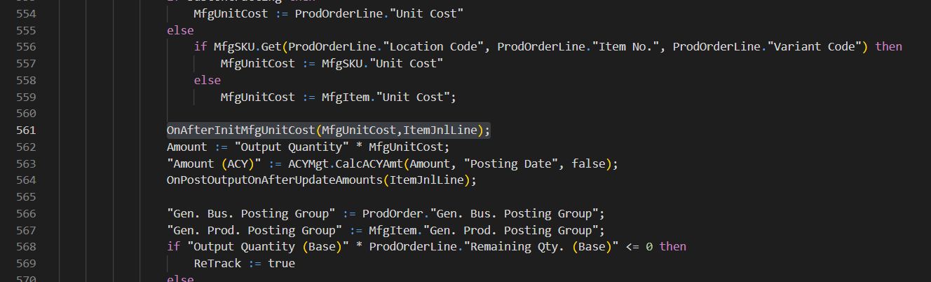 [Event Request] Codeunit 22 Item Jnl.-Post Line - OnAfterInitMfgUnitCost · Issue #10314 ...