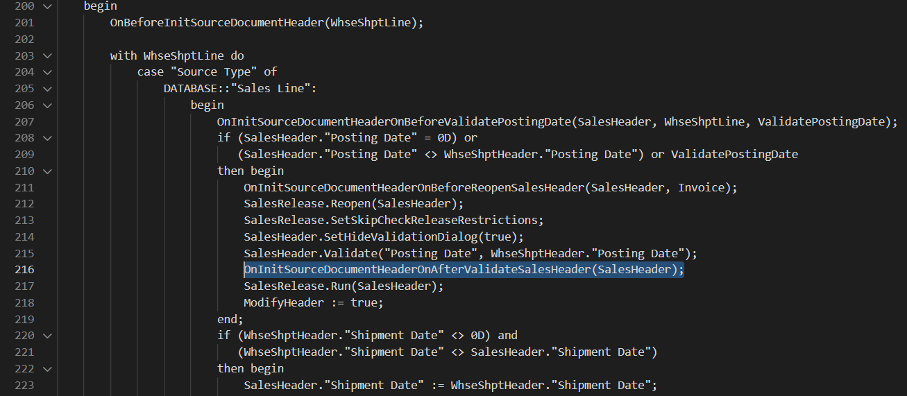 [Event Request] Codeunit 5763 Whse.-Post Shipment ...