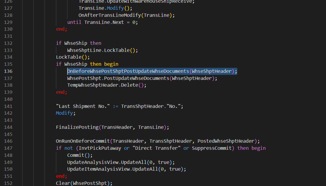 [Event Request] Codeunit 5704 TransferOrder-Post - OnBeforeWhsePostShptPostUpdateWhseDocuments ...