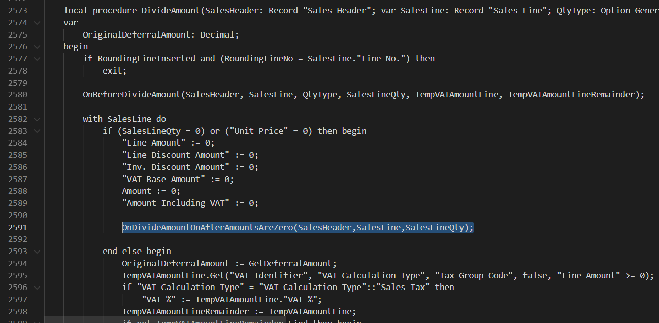 [Event Request] Codeunit 80 Sales Post - OnDivideAmountOnAfterAmountsAreZero · Issue #10734 ...