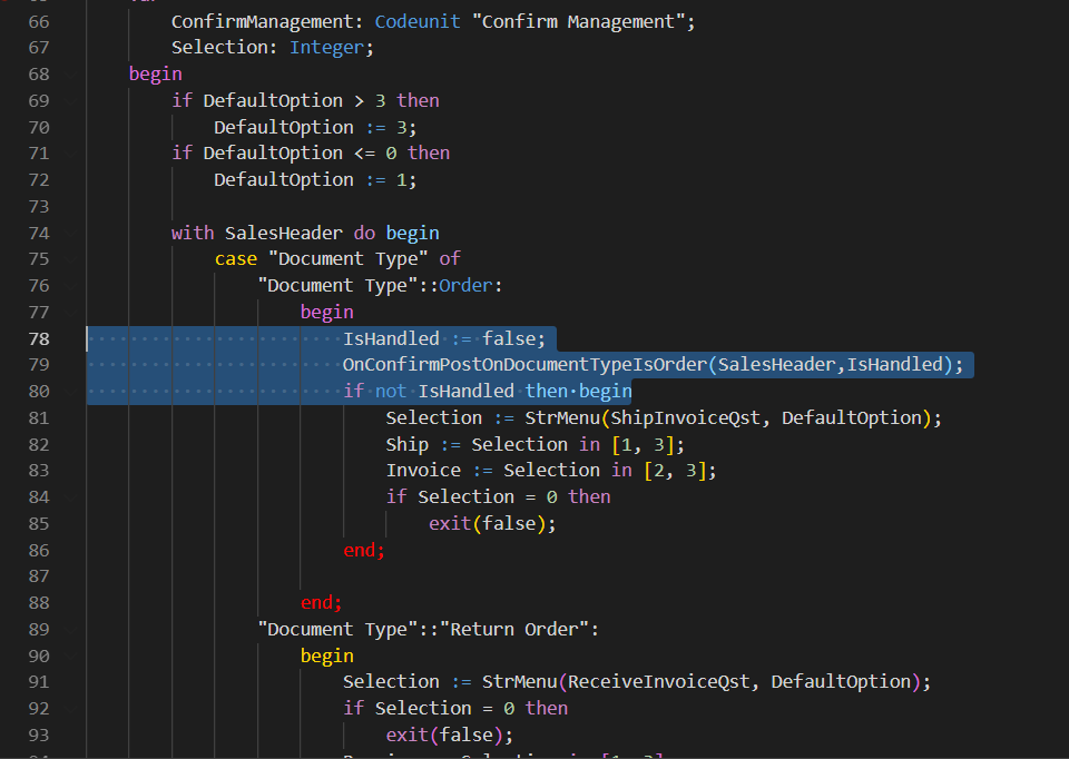 [Event Request] Codeunit 81 - Sales-Post (Yes/No ...