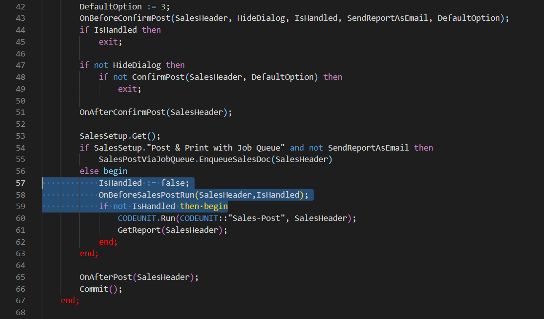 Codeunit 82 Sales-Post + Print - OnBeforeSalesPostRun · Issue #10842 · microsoft/ALAppExtensions ...