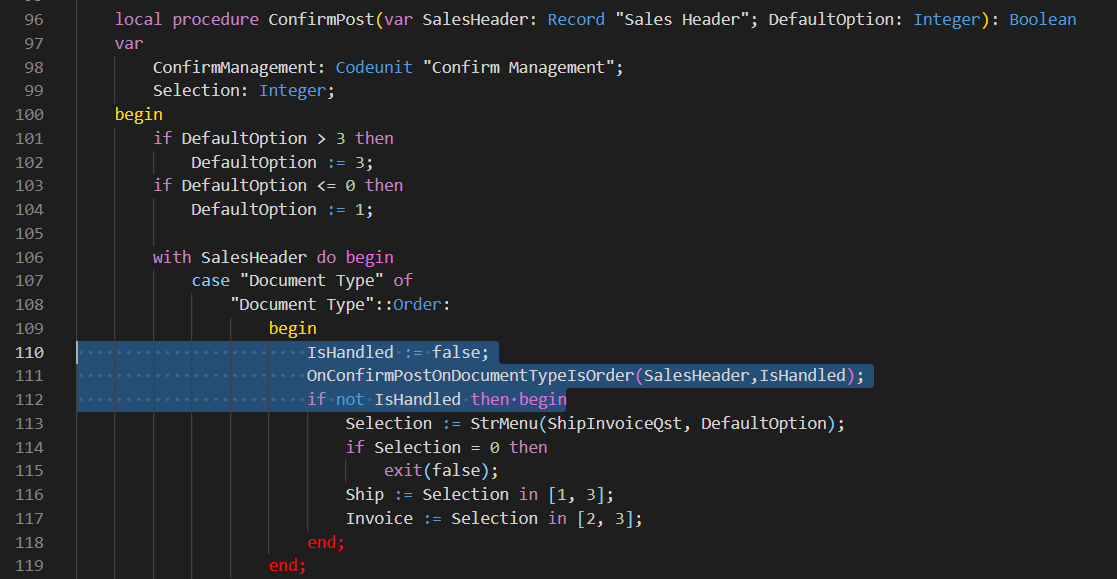 Codeunit 82 Sales-Post + Print - OnConfirmPostOnDocumentTypeIsOrder · Issue #10844 · microsoft ...