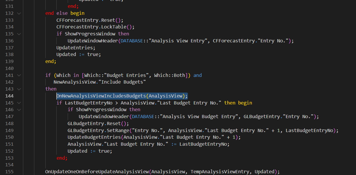 [Event Request] Codeunit 410 Update Analysis View - OnNewAnalysisViewIncludesBudgets · Issue ...