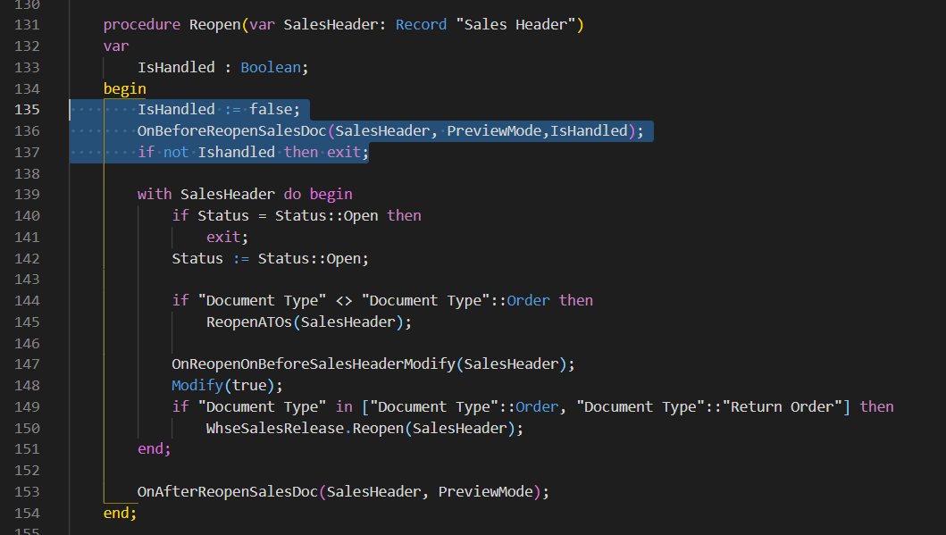 [Event Request] Codeunit 414 Release Sales Document - OnBeforeReopenSalesDoc · Issue #10936 ...