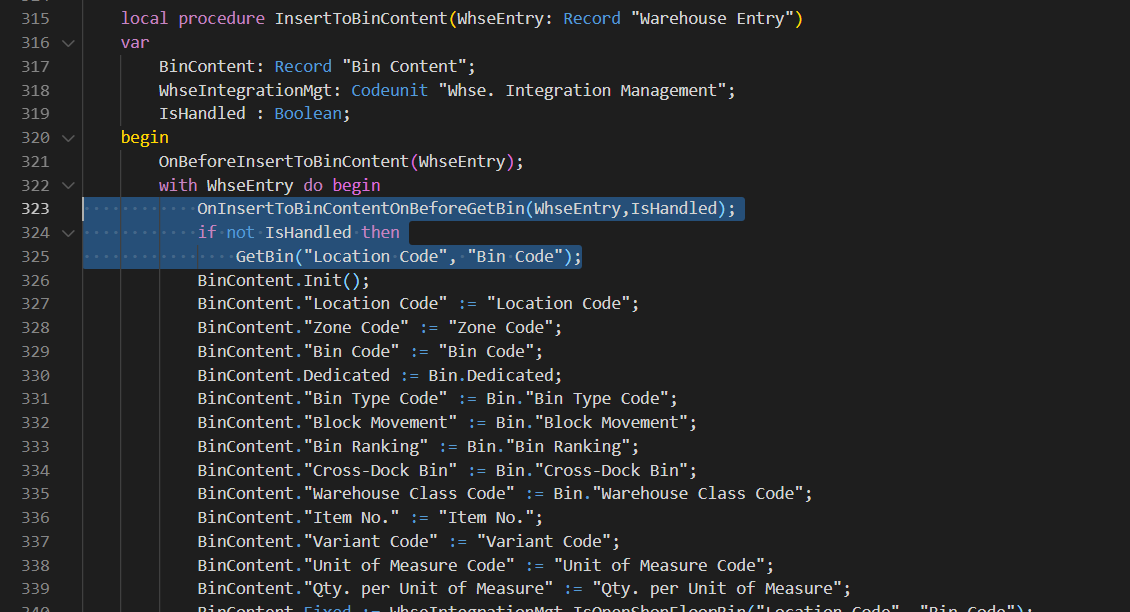 [Event Request] Codeunit 7301 - Whse. Jnl.-Register Line - OnInsertToBinContentOnBeforeGetBin ...