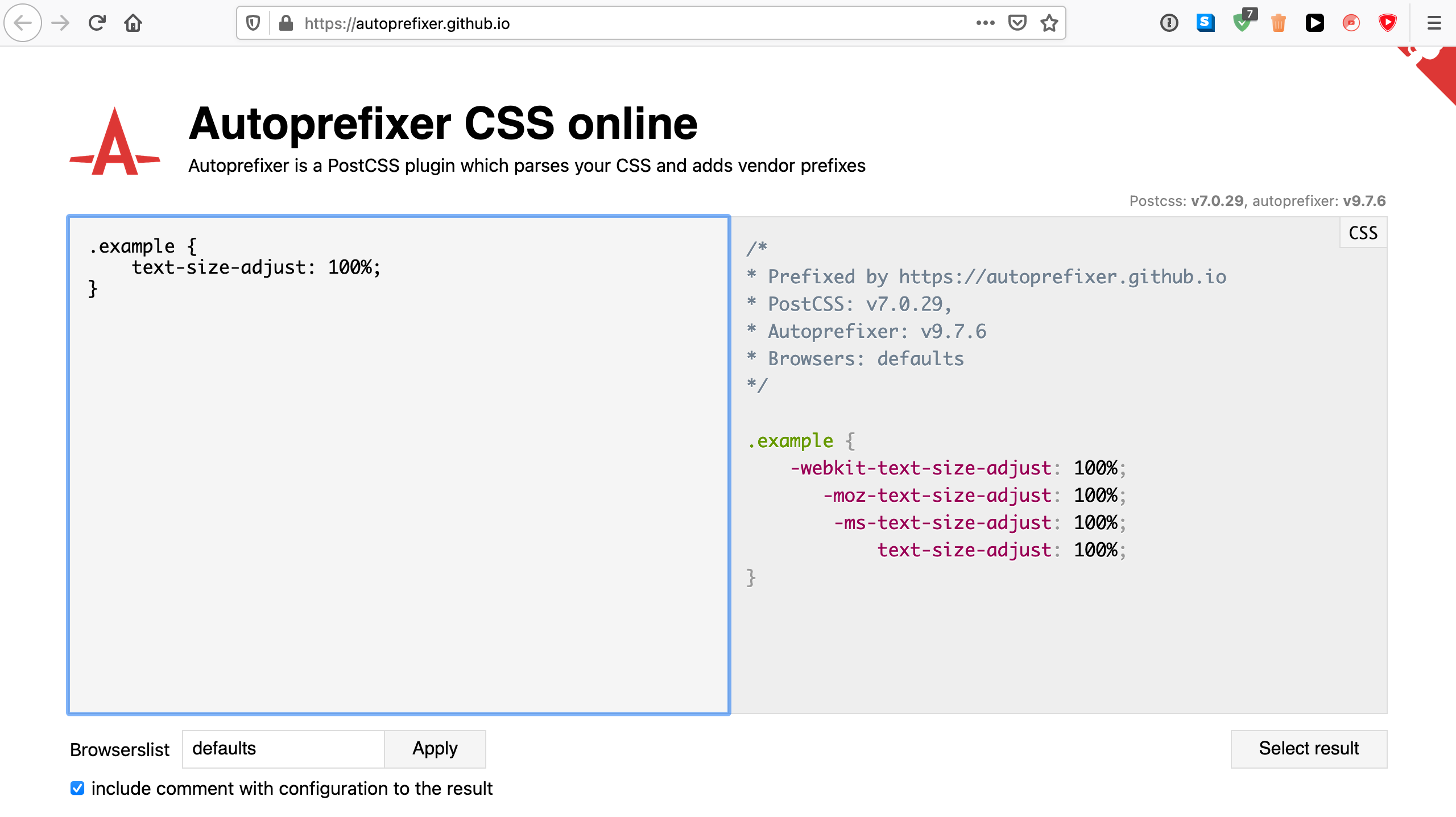 Autoprefixer Setup For Next js Not Adding Expected Vendor Prefixes For Text size adjust Issue 