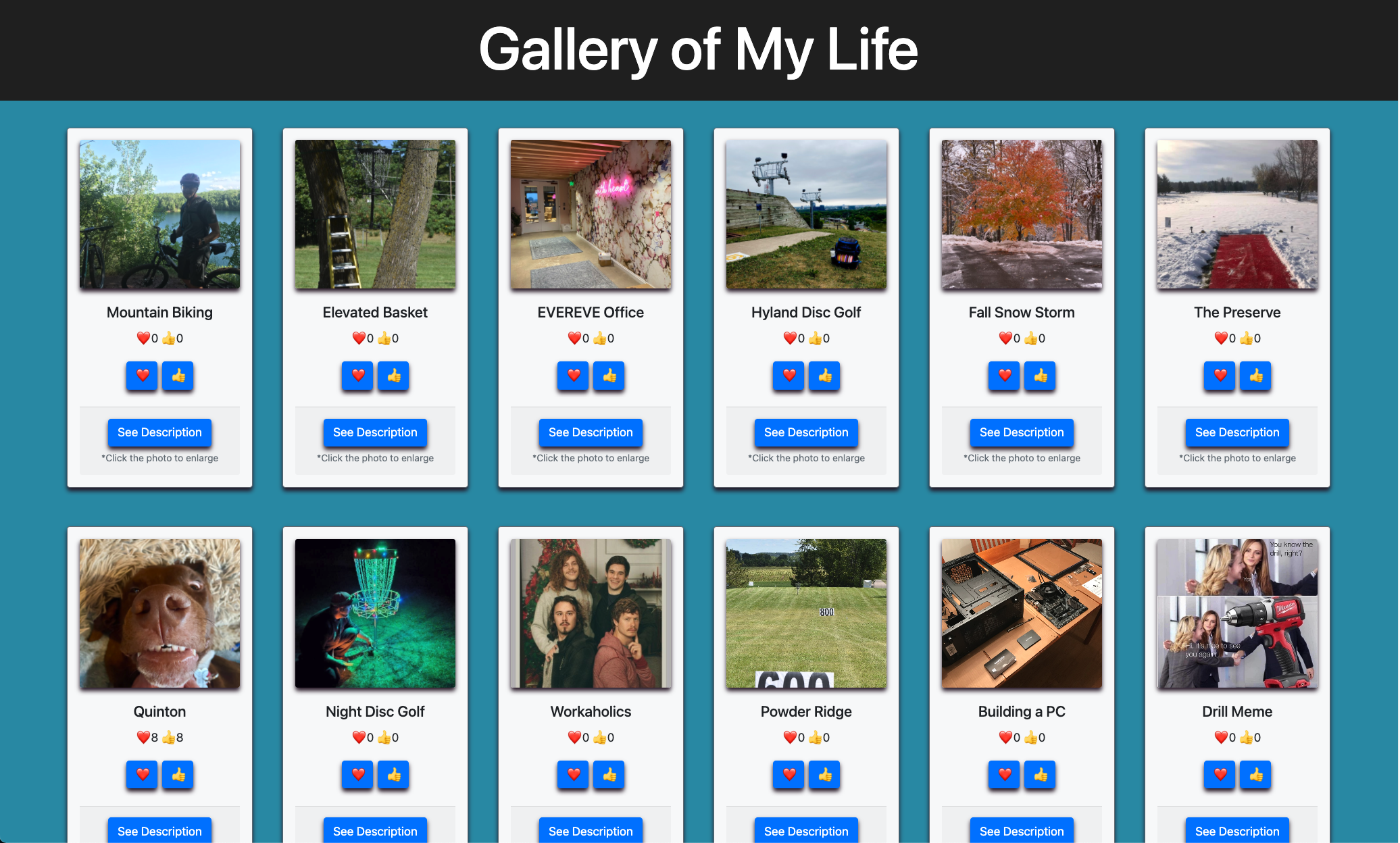 GitHub - collin-radichel/react-gallery