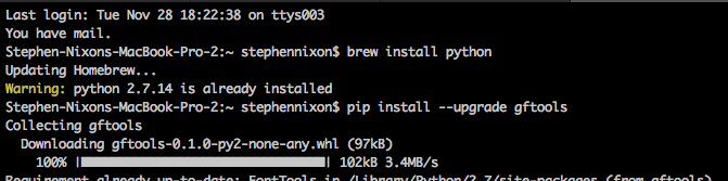 Installation errors on the command line · Issue #40 · googlefonts ...