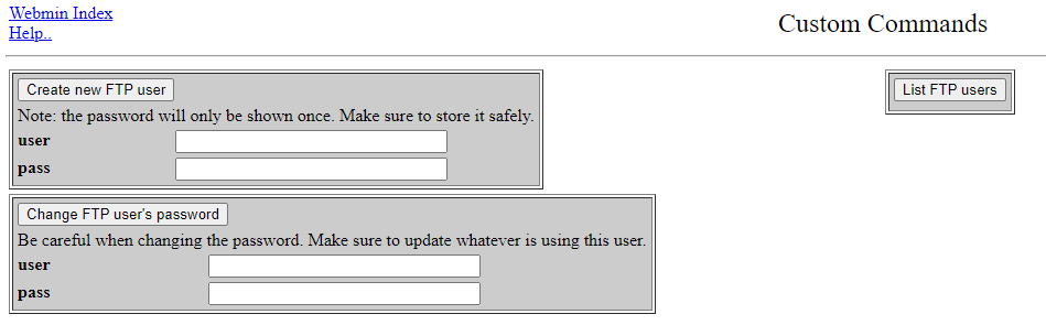 Custom Commands Input Fields Alignment Issue For Users Without Permission To Create New Commands