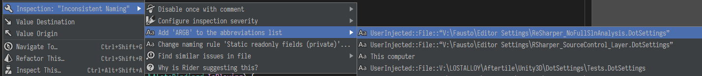 Skip not mine Assets from Analysis · Issue #567 · JetBrains/resharper-unity · GitHub