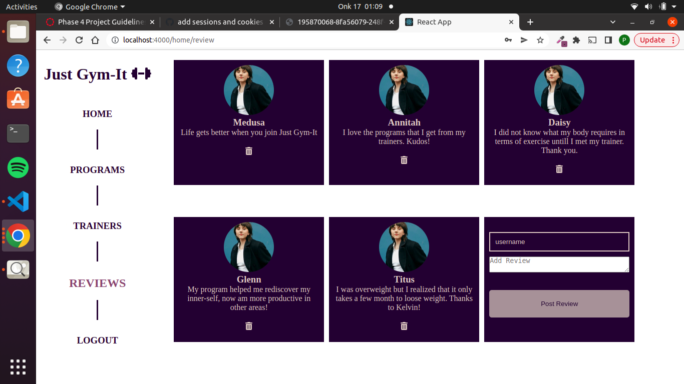 GitHub - Group-5-Phase-4-Project/Gym-Manager