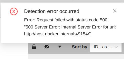 Detection Error Occured · Issue #5248 · cvat-ai/cvat · GitHub