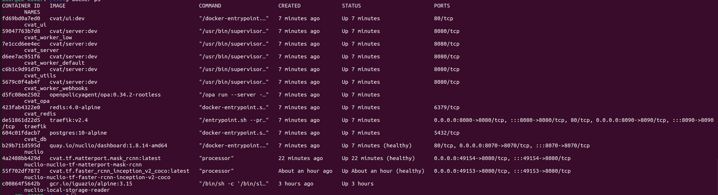 Detection Error Occured · Issue #5248 · cvat-ai/cvat · GitHub