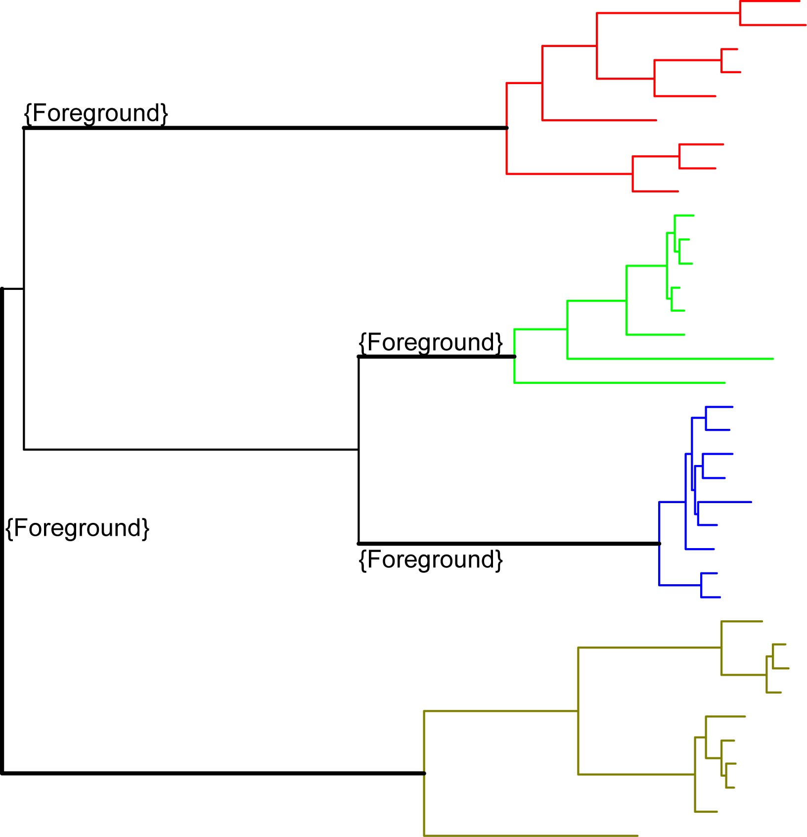 Labels on the tree · Issue #1301 · veg/hyphy · GitHub