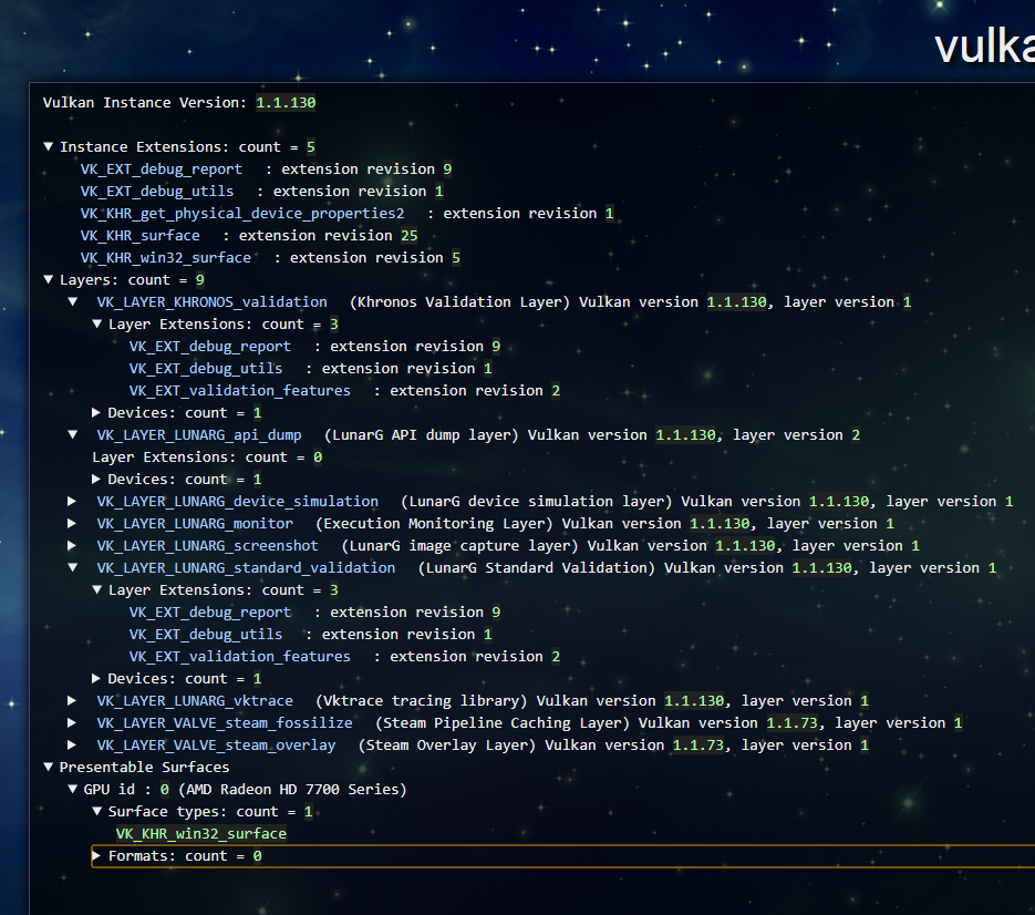 Vulkan: Vsync has fullscreen tearing present if 3D scene is not also open elsewhere. · Issue ...