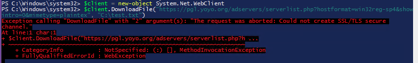 Download Of The Dns Blocklist Failed · Issue 4 · Perplexityjeffwindows Dns Adblocker · Github