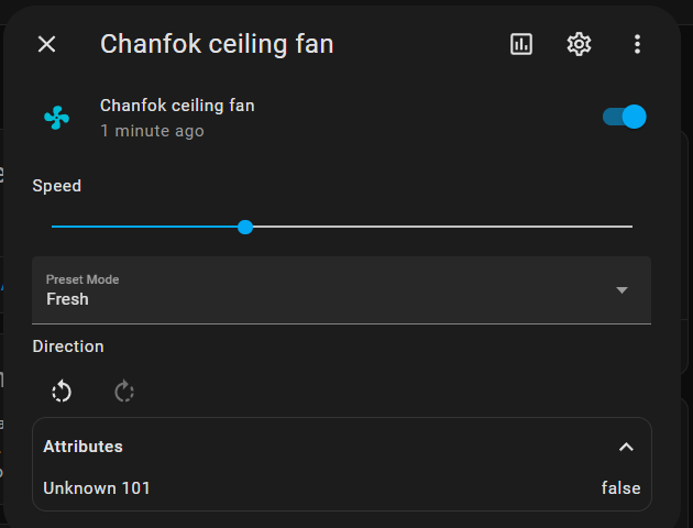 Request support for Chanfok Smart Ceiling fan · Issue #546 · make-all/tuya-local · GitHub